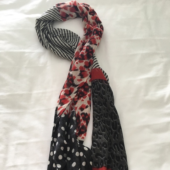 Accessories | Animal Print Gauze Scarf From Disney Aklwdw | Poshmark